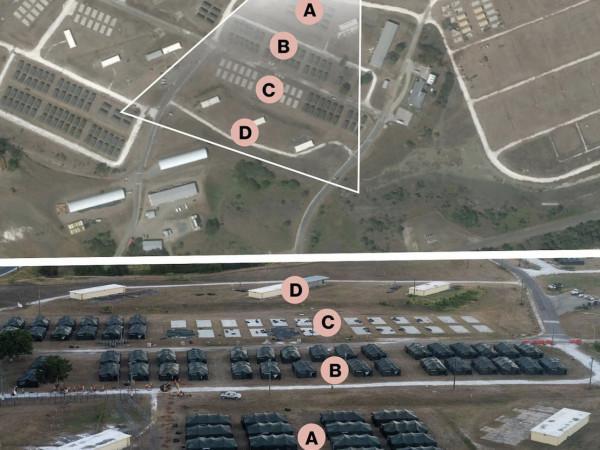 Construção de abrigos para migrantes avança rapidamente em Guantánamo ...